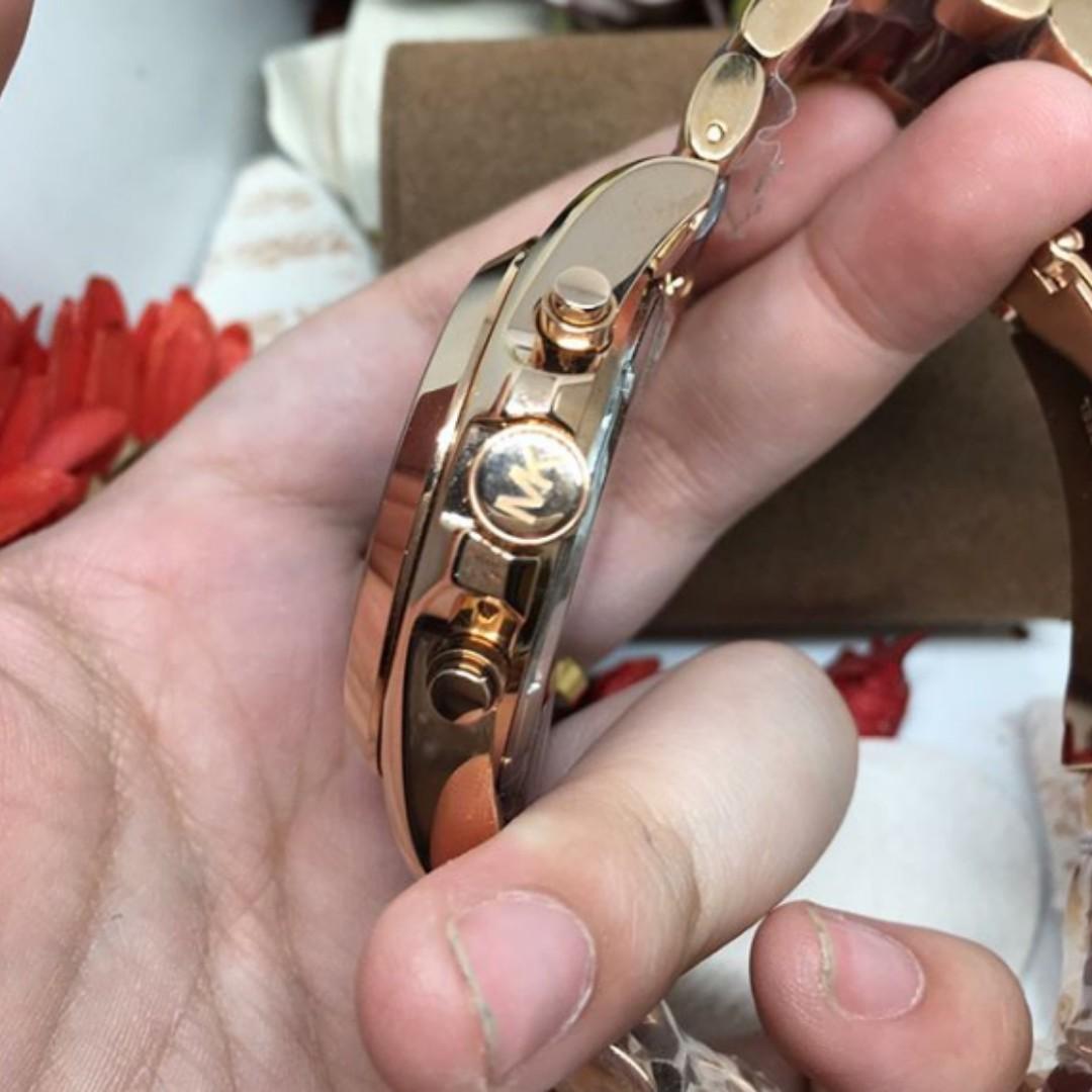 Michael Kors Bradshaw Rose Gold Red Women's Watch - MK6270, Women's ...