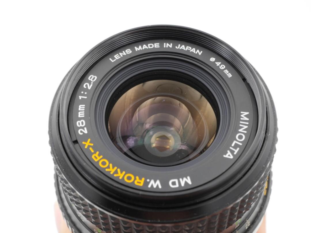 Minolta MD W.Rokkor 28mm F2.8, Photography, Lens & Kits on Carousell