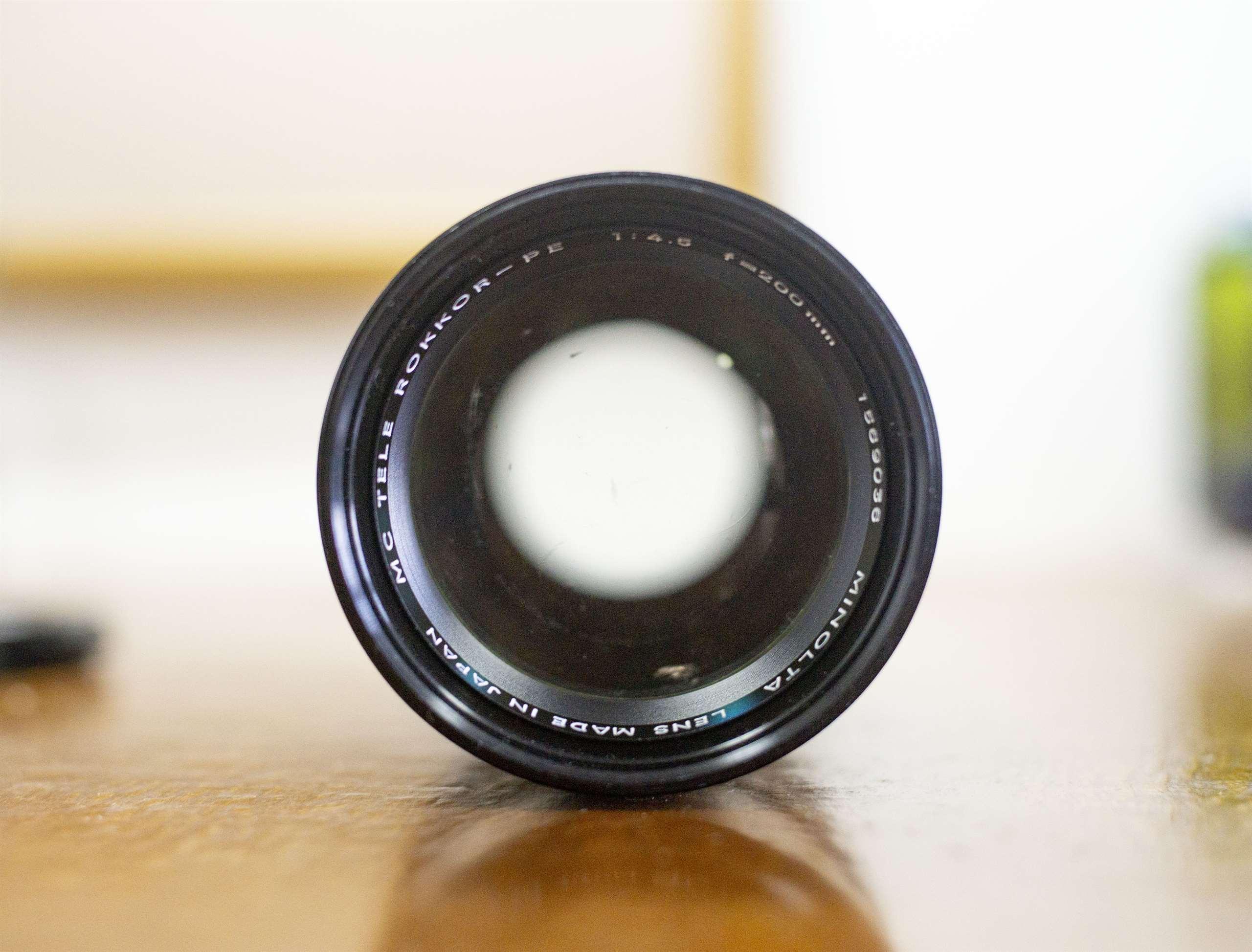 Minolta Rokkor-PE 200mm F4.5 (MD mount) + Kenko 2x Teleconverter for ...