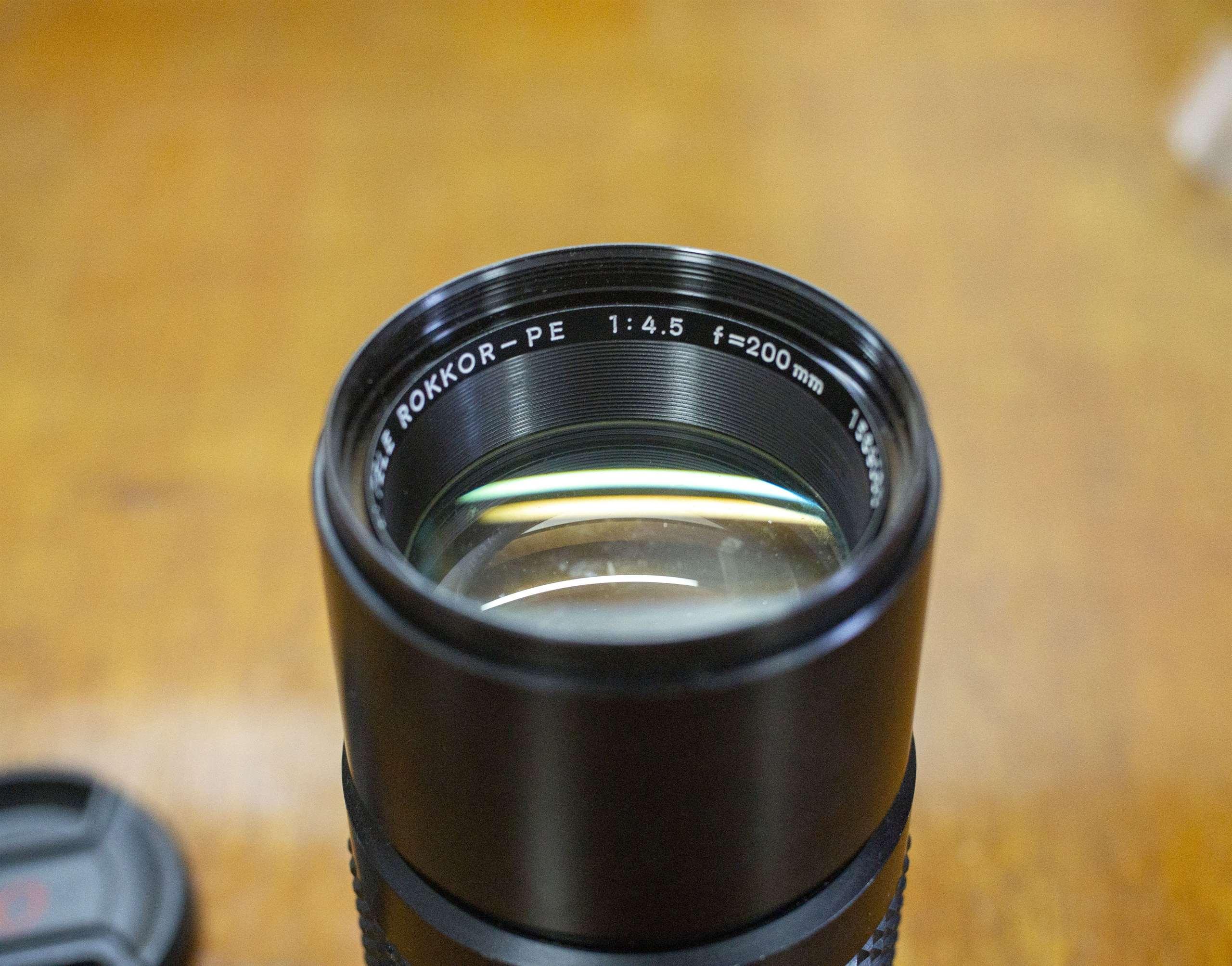 Minolta Rokkor-PE 200mm F4.5 (MD mount) + Kenko 2x Teleconverter for ...