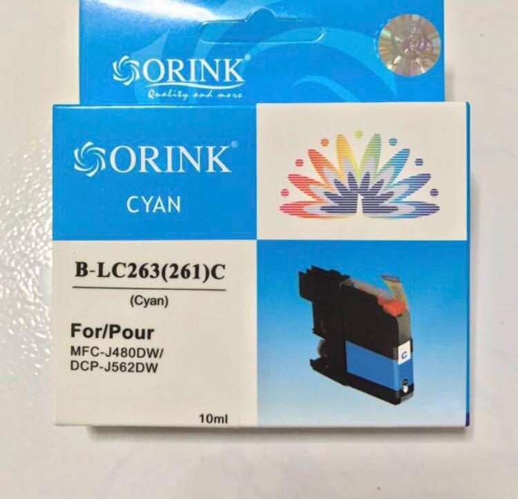 ORINK BROTHER LC263 (261) COMPATIBLE INK CARTRIDGE, Computers & Tech ...