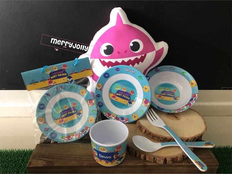Personalised Baby Shark Utensils, Babies & Kids, Nursing & Feeding ...