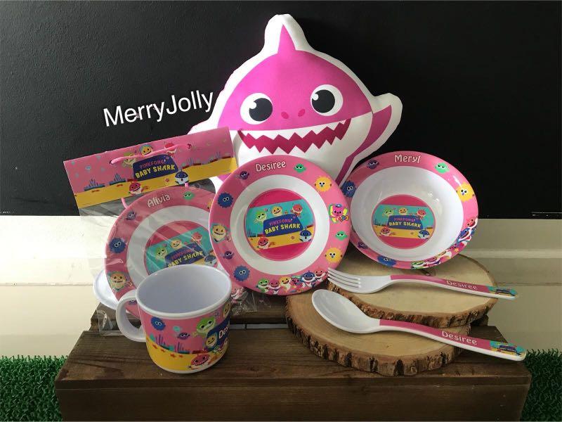 Personalised Baby Shark Utensils, Babies & Kids, Nursing & Feeding ...