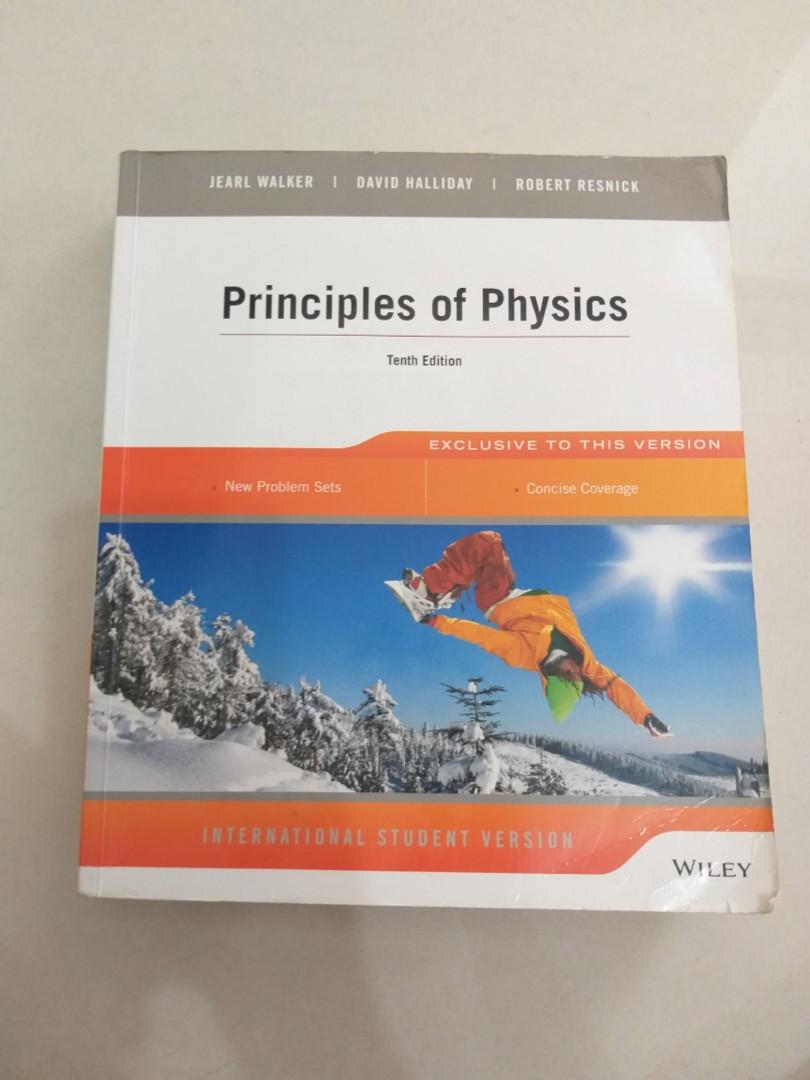 Principles of Physics 10th ed. International Student Version by Walker, Halliday and Resnick ...