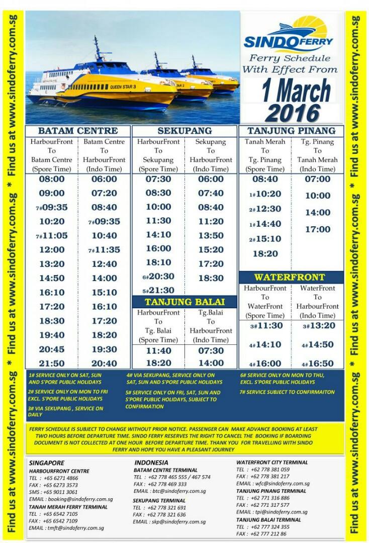 Promotion for Sindo ferry to batam, Tickets & Vouchers, Local ...