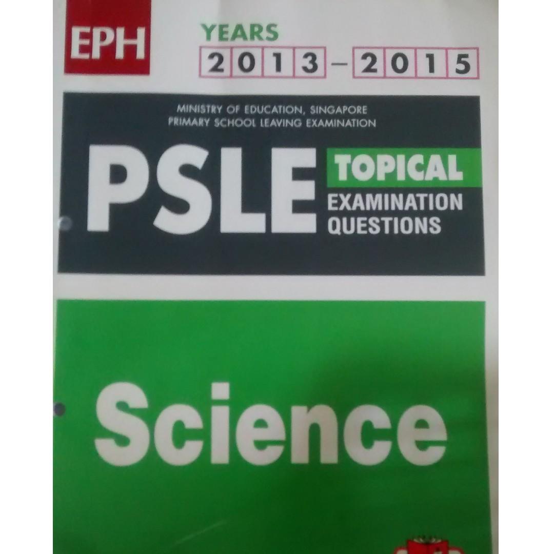 PSLE Science Bundle (2013-2015) Topical, Hobbies & Toys, Books ...