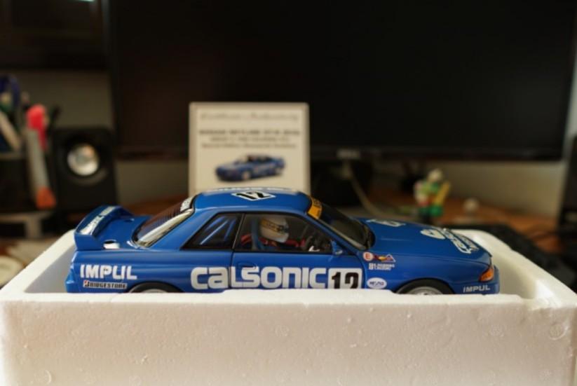 RARE! 1:18 NISSAN SKYLINE GT-R (R32) GROUP A 1990 CALSONIC #12 SPECIAL ...