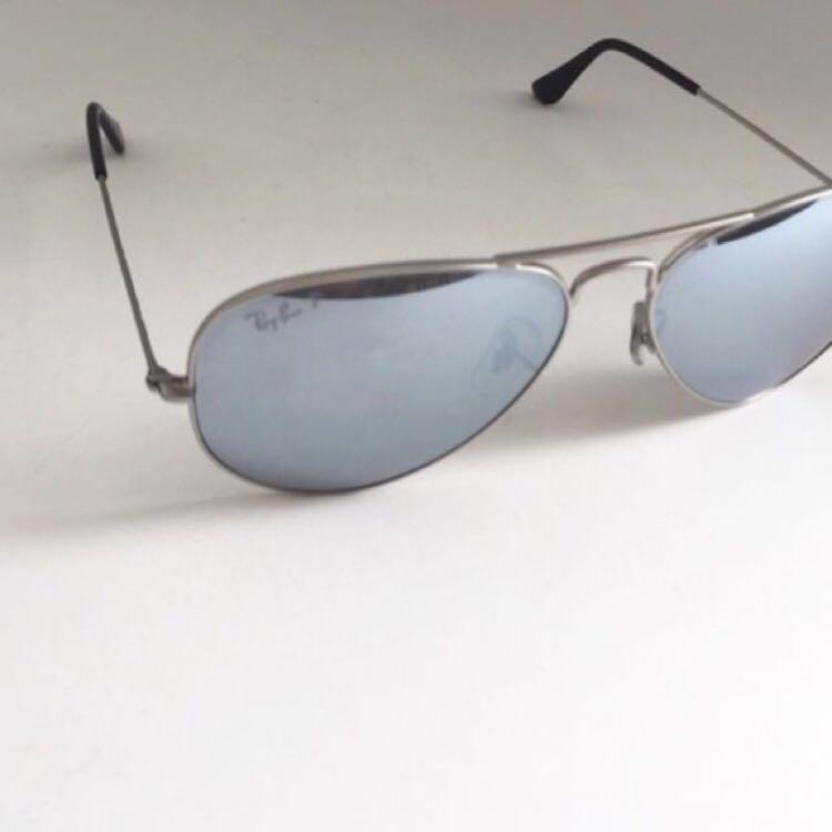 Ray-Ban Aviator Silver Frame/ Silver Mirror Lens, Men's Fashion ...