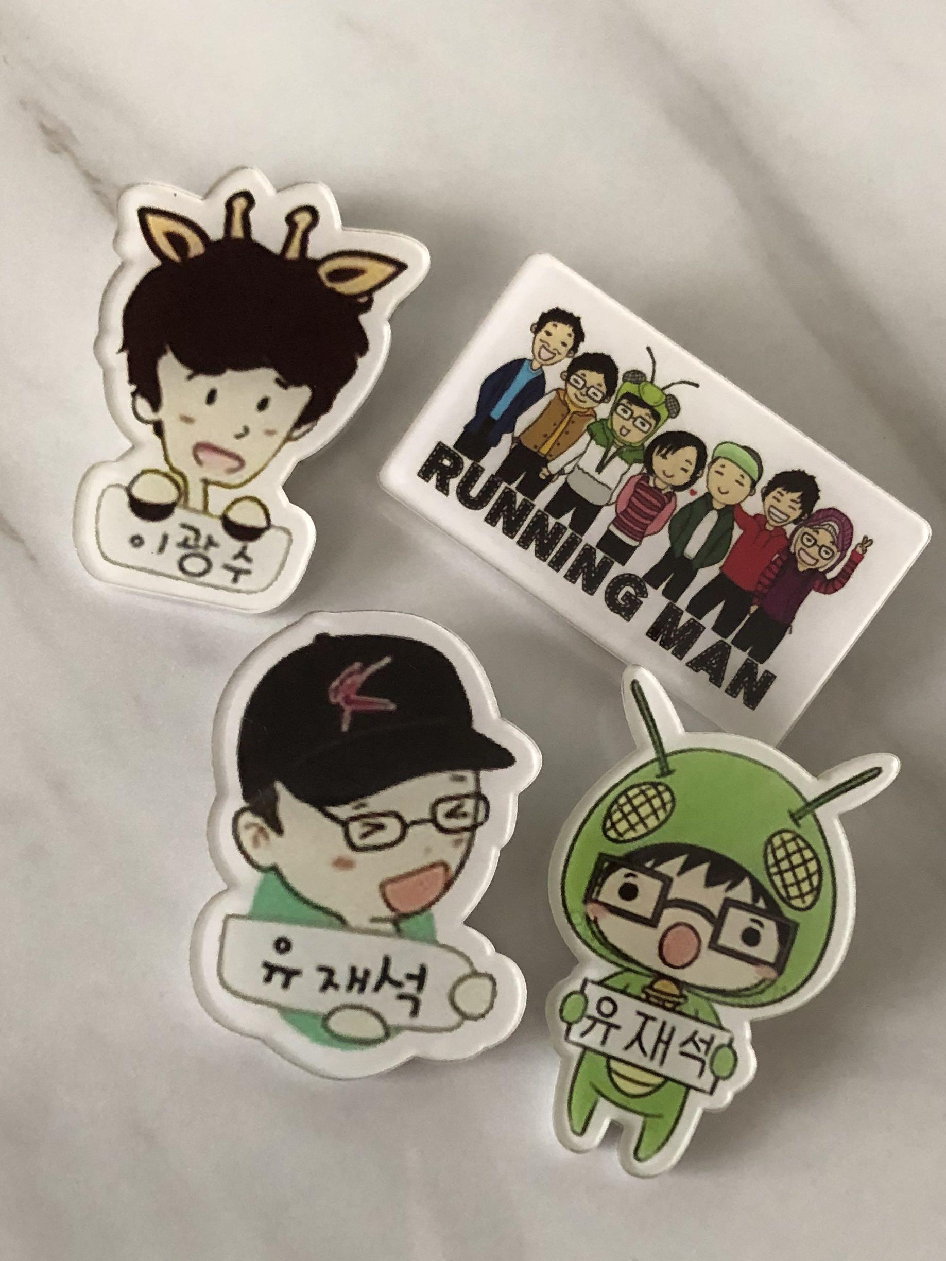 Running Man Badges, Hobbies & Toys, Memorabilia & Collectibles, Fan ...