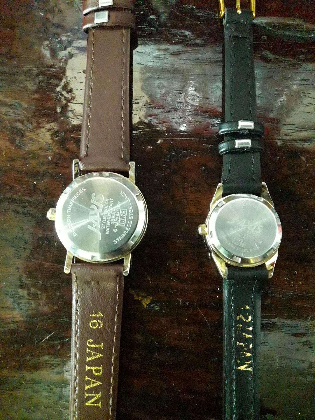 SCRIPT WATCH 2PCS, Women's Fashion, Watches & Accessories, Watches on ...