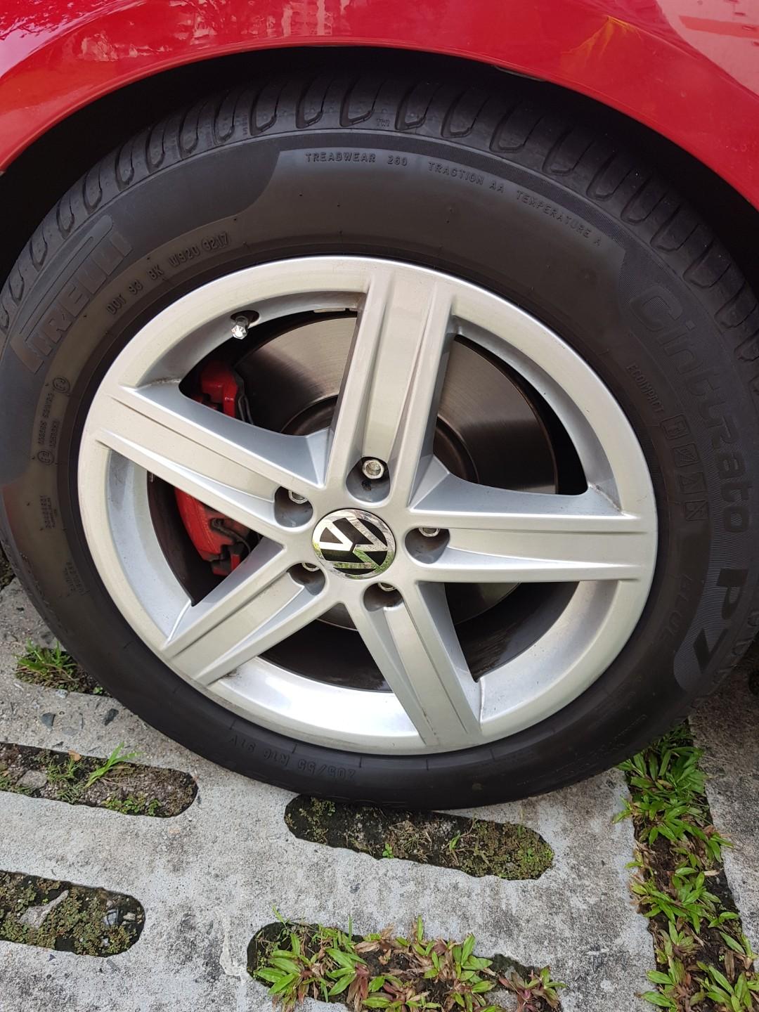 Sell original Volkswagen rims 16 inch with tyres, Car Accessories ...
