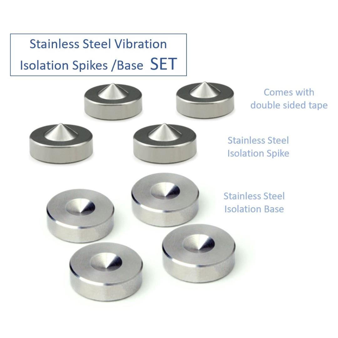 Speaker Spikes And Base Anti Vibration Solid SUS303 Stainless Steel ...