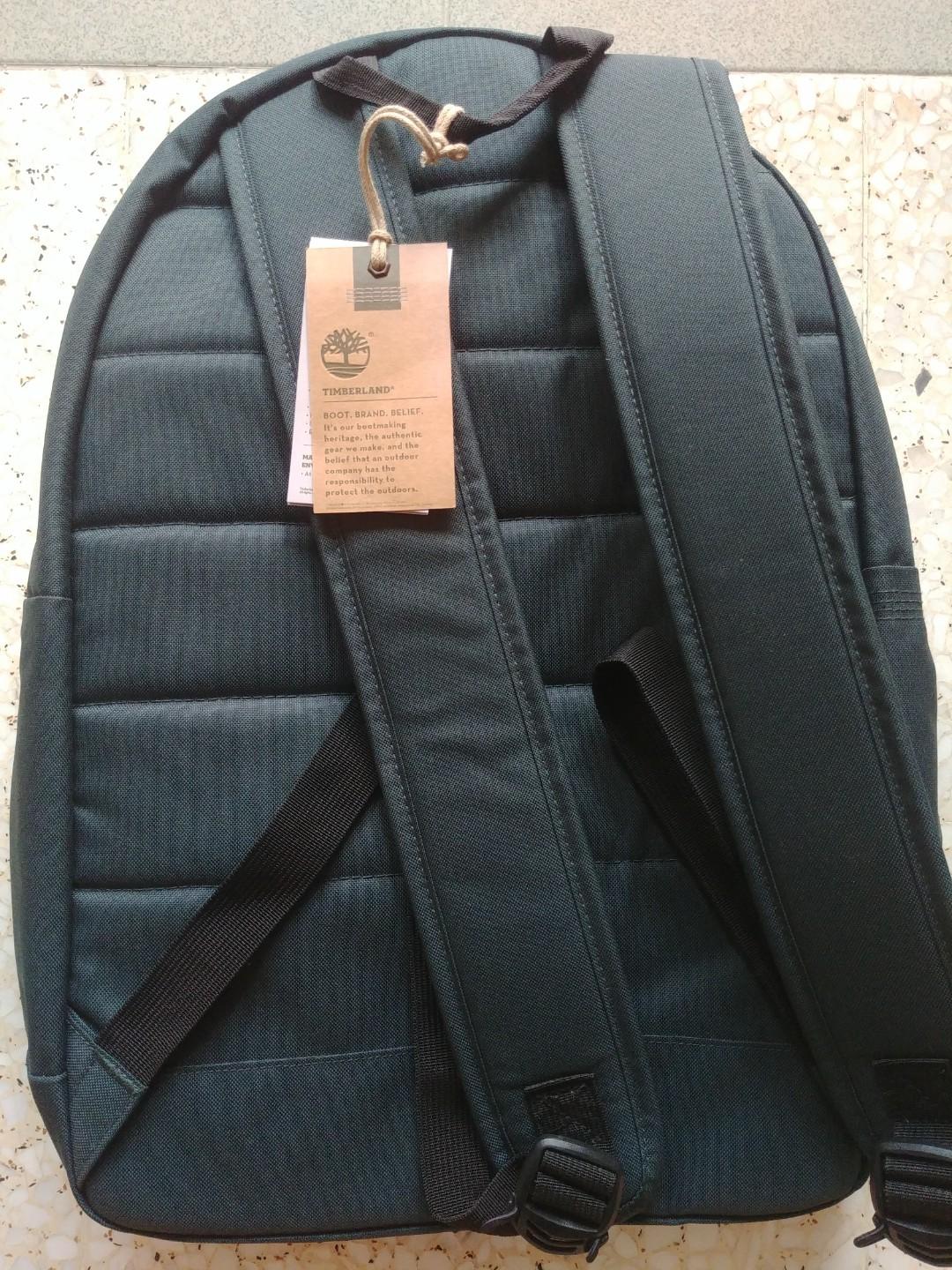 Timberland bag (green), Men's Fashion, Bags, Backpacks on Carousell