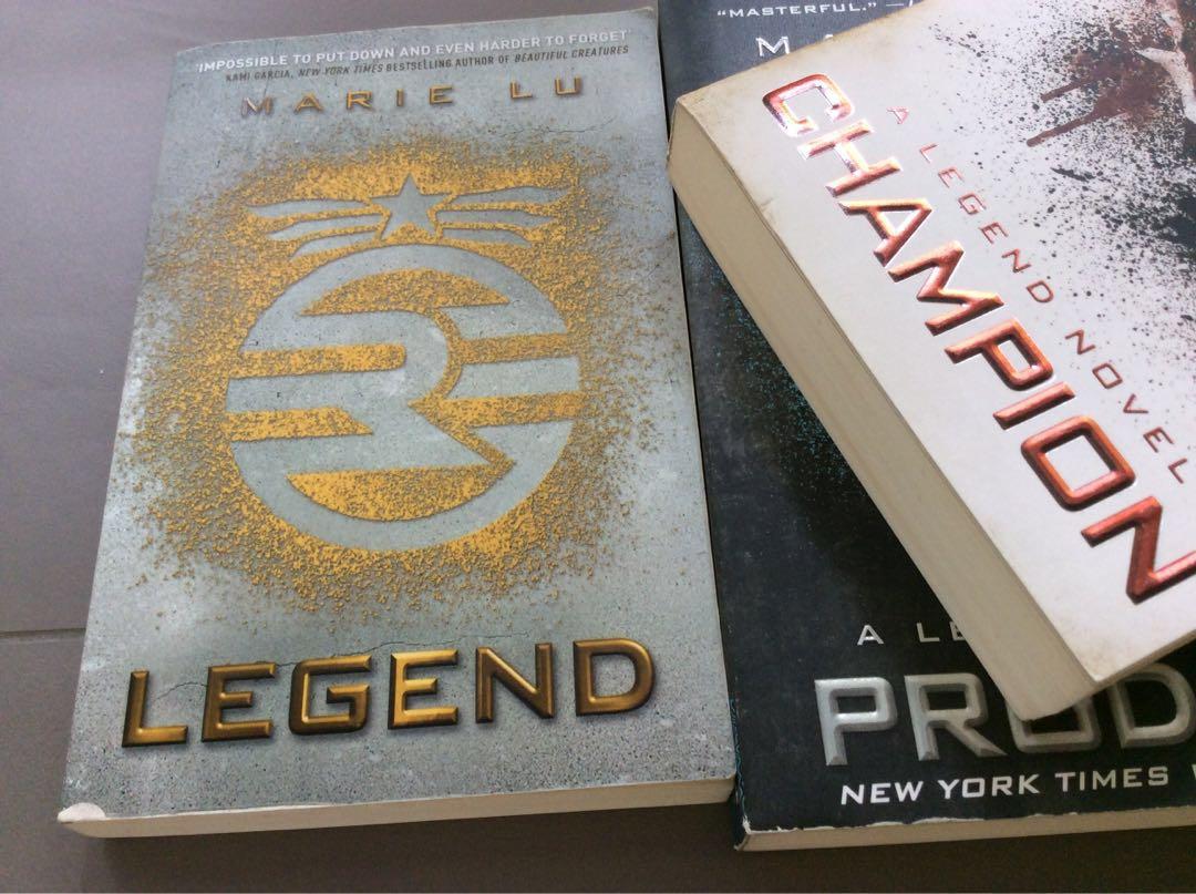 Trilogy 3 books Legend Prodigy Champion Marie Lu , Hobbies & Toys ...