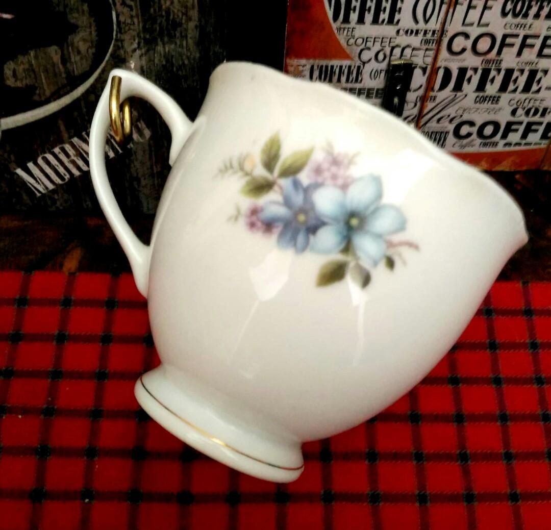 Vintage China Blue Flowers Tea cup, Furniture & Home Living ...
