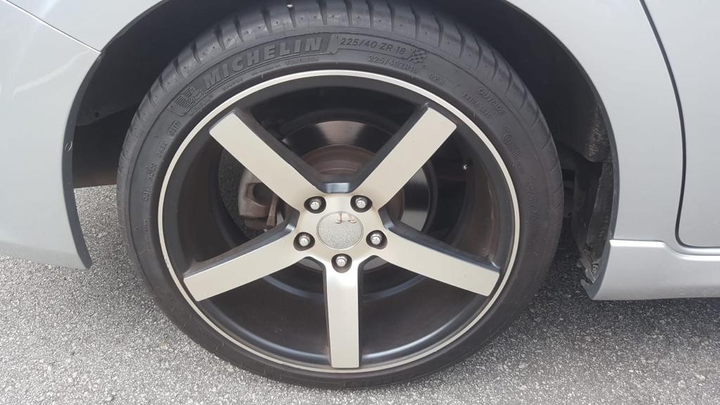 Vossen Design 18 inch rims, Car Accessories, Tyres & Rims on Carousell