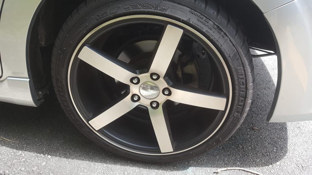 Vossen Design 18 inch rims, Car Accessories, Tyres & Rims on Carousell