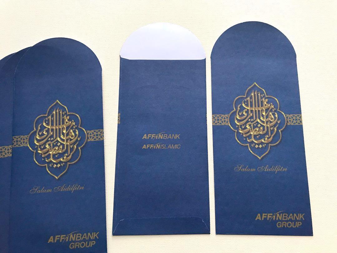 5pcs Affin Bank / Affin Islamic raya packet / sampul raya sdr, Hobbies ...