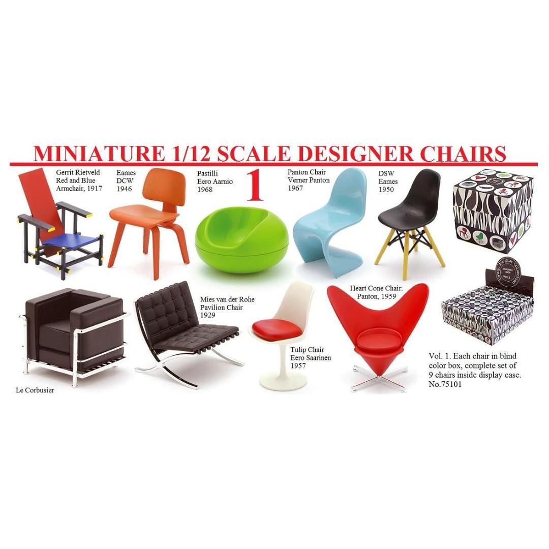 [己停產] Japan Mini Designer Chair Designers Chair Collection Vol.1 日本玩具版 ...