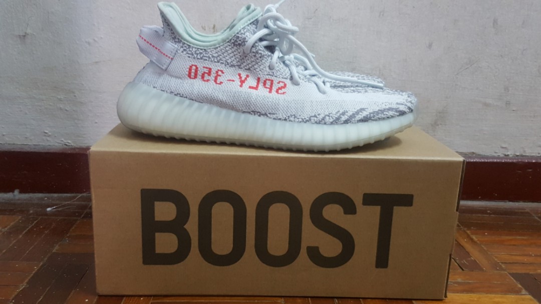 Adidas Yeezy Boost 350 V2 bluetint B37571 Special Edition colour UK7 ...