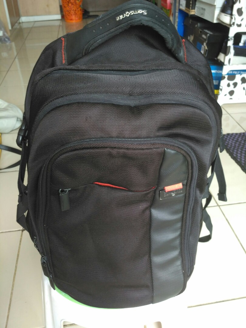 Backpack samsonite ori, Fesyen Pria, Tas & Dompet , Ransel di Carousell
