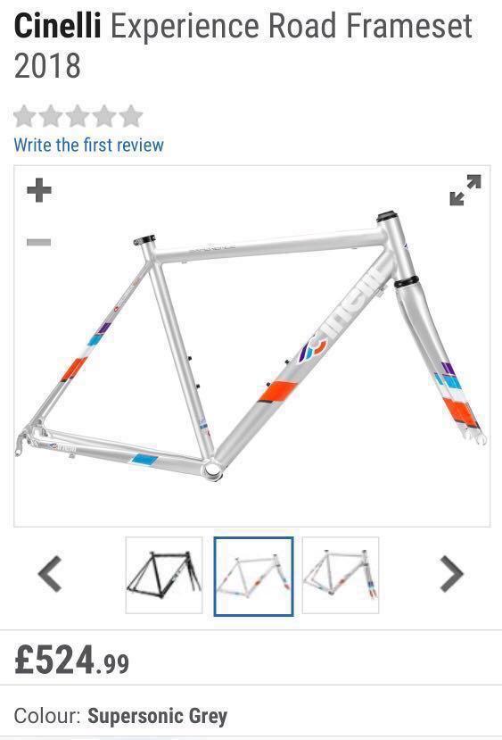 Brand new size M Cinelli experience Road bike frameset, Sports Equipment, Bicycles & Parts ...