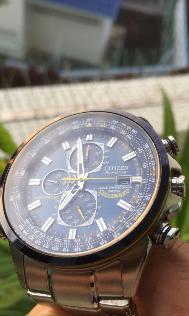 Citizen blue angels world time chronograph, Mobile Phones & Gadgets ...