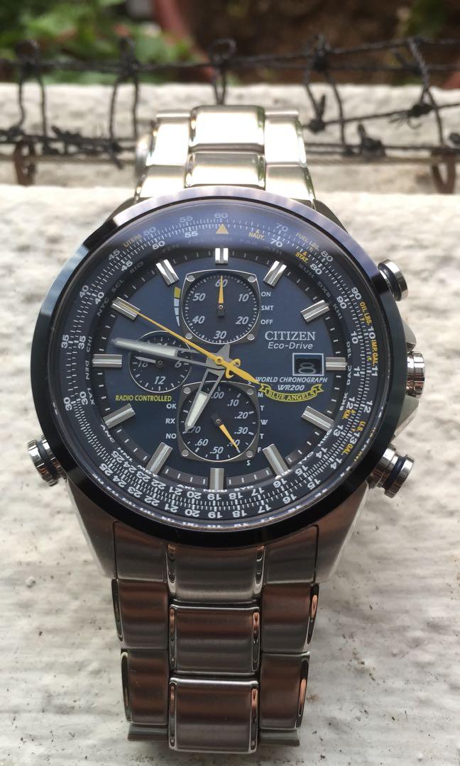 Citizen blue angels world time chronograph, Mobile Phones & Gadgets ...