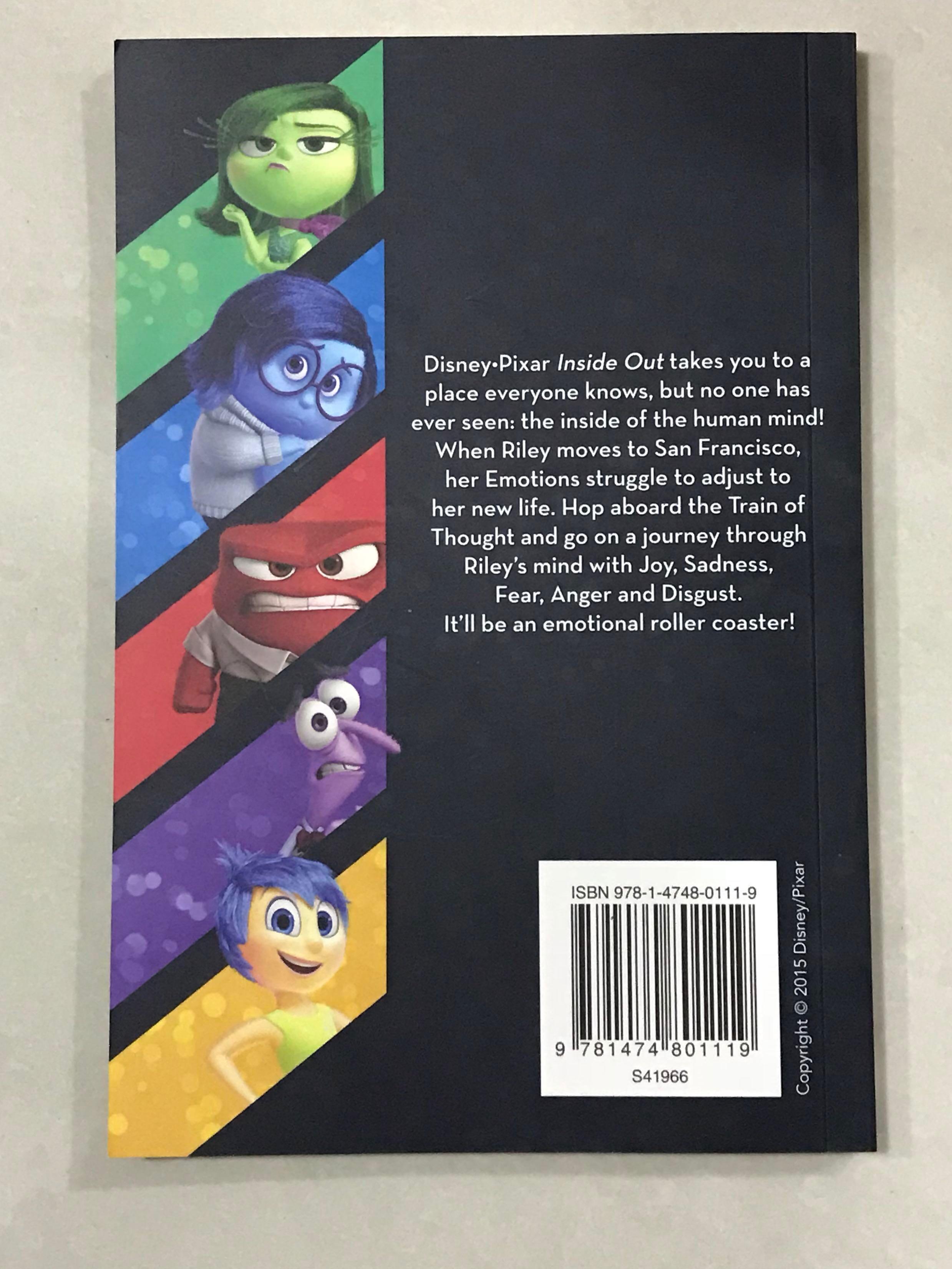 Disney Pixar Inside Out Book of the Film / Movie Junior Novelization ...