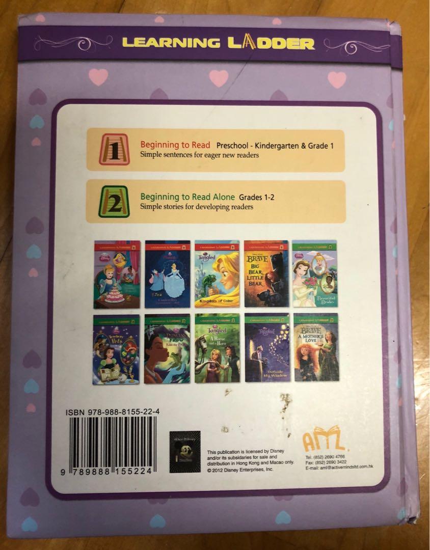 Disney Princess - Ladder Treasury for Girls, 興趣及遊戲, 書本 & 文具, 小朋友書 ...