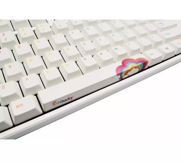Ducky One TKL PBT Rainbow Keyboard (MX SPEED switch), Computers & Tech ...