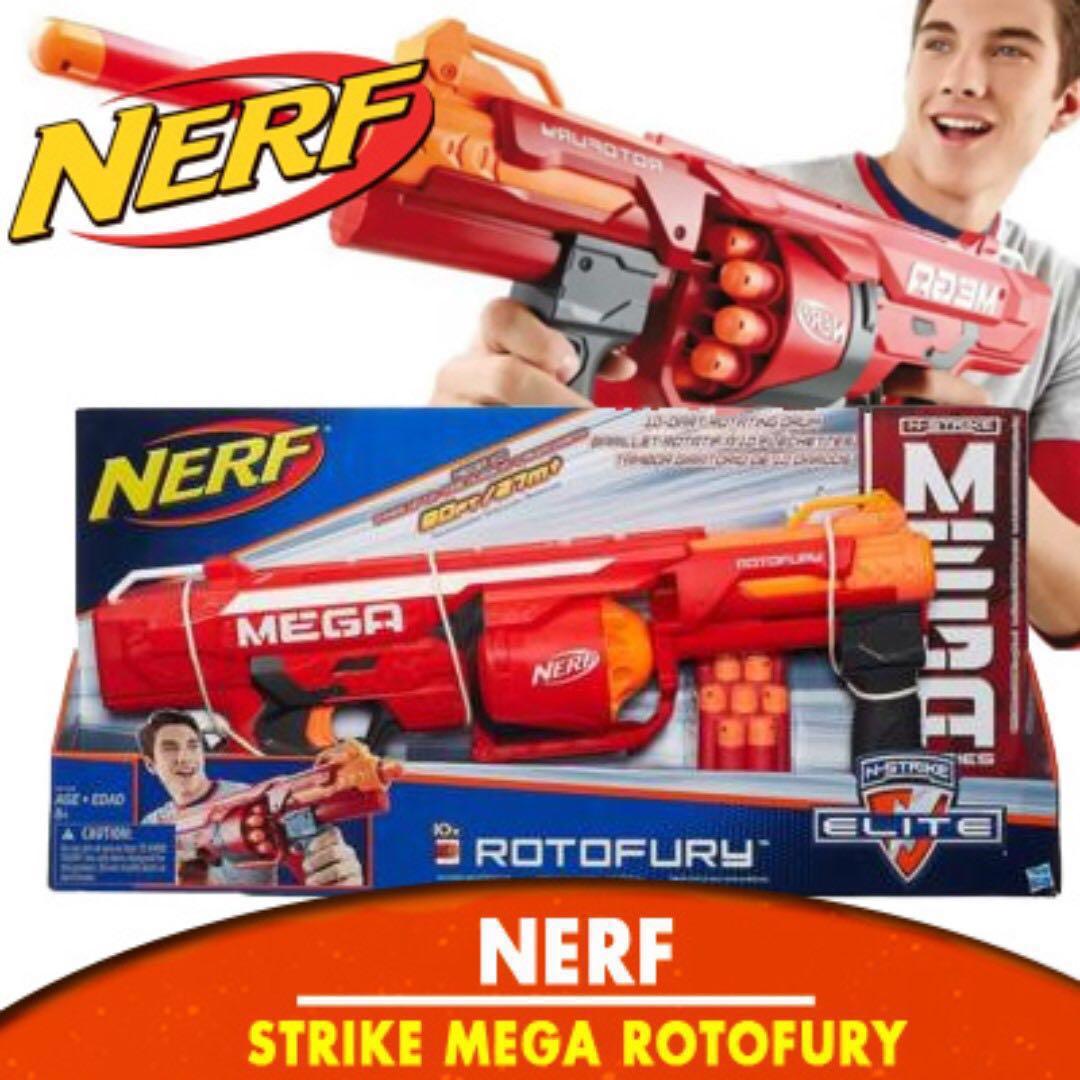 HASBRO Nerf N-Strike Mega Series Rotofury, Hobbies & Toys, Toys & Games ...