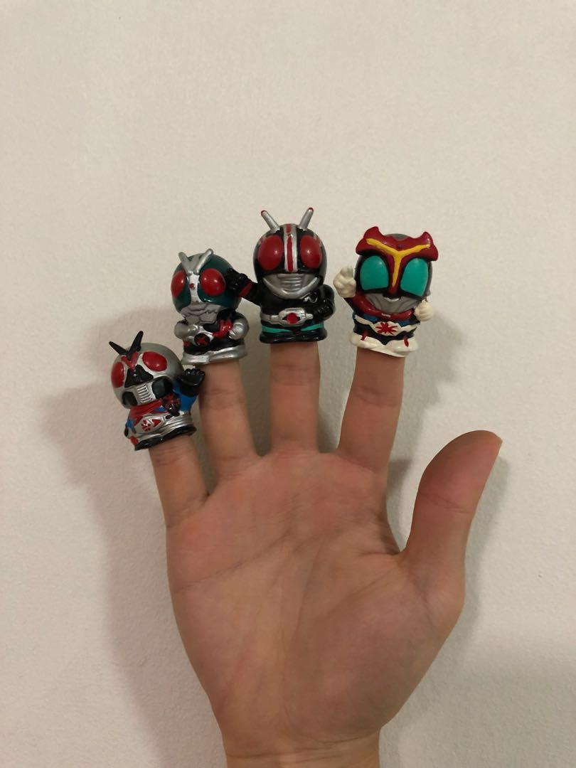 Kamen rider (Masked rider) finger puppets, Hobbies & Toys, Toys & Games ...