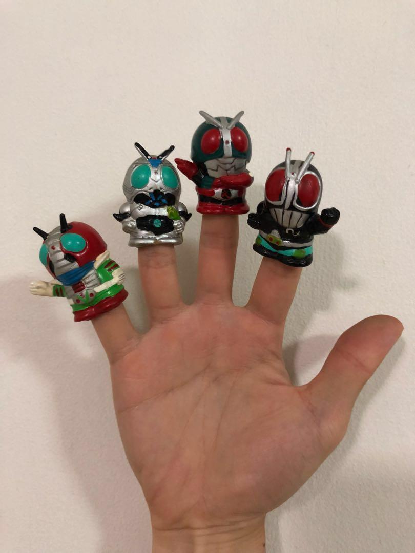 Kamen rider (Masked rider) finger puppets, Hobbies & Toys, Toys & Games ...