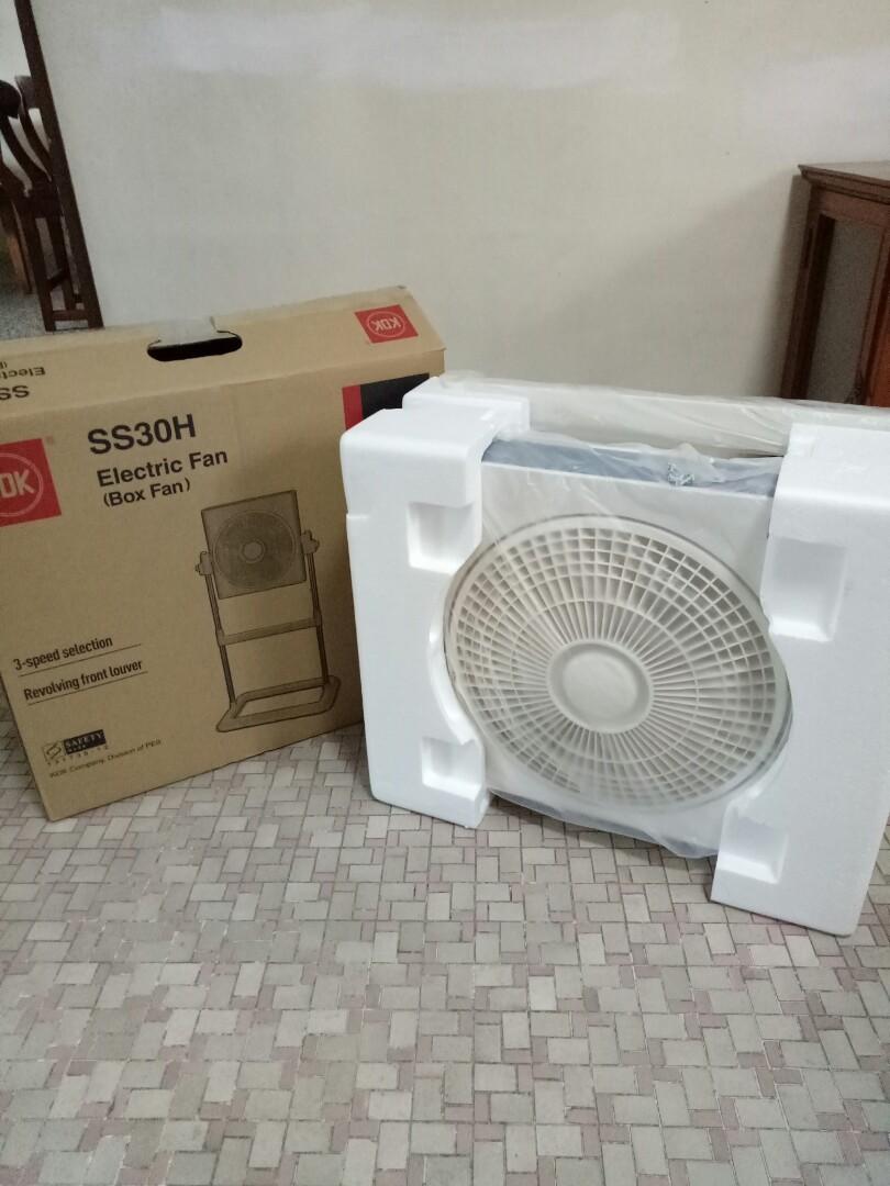 KDK Box Fan, Furniture & Home Living, Lighting & Fans, Fans on Carousell