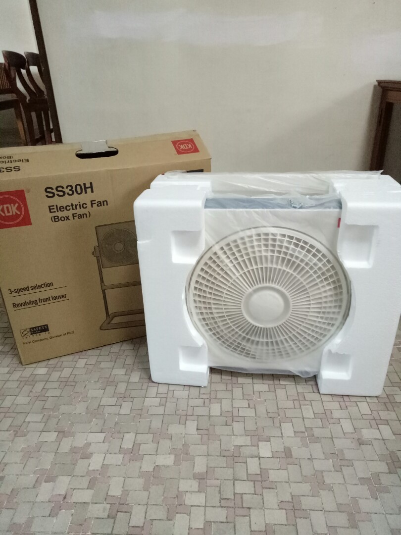 KDK Box Fan, Furniture & Home Living, Lighting & Fans, Fans on Carousell