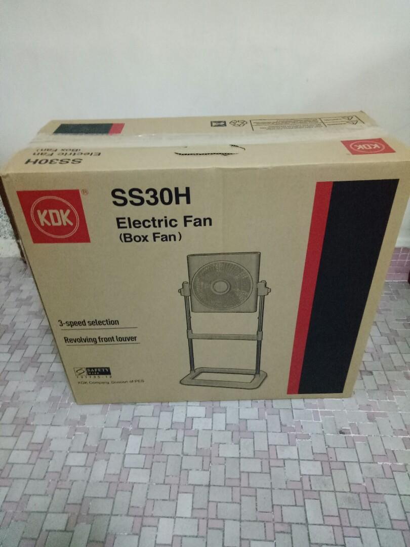 KDK Box Fan, Furniture & Home Living, Lighting & Fans, Fans on Carousell