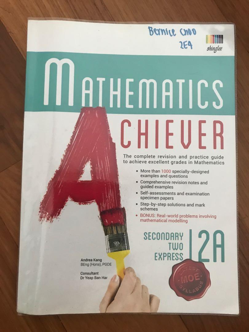 Mathematics Achievers 2A & 2B, Books & Stationery, Textbooks, Secondary on Carousell
