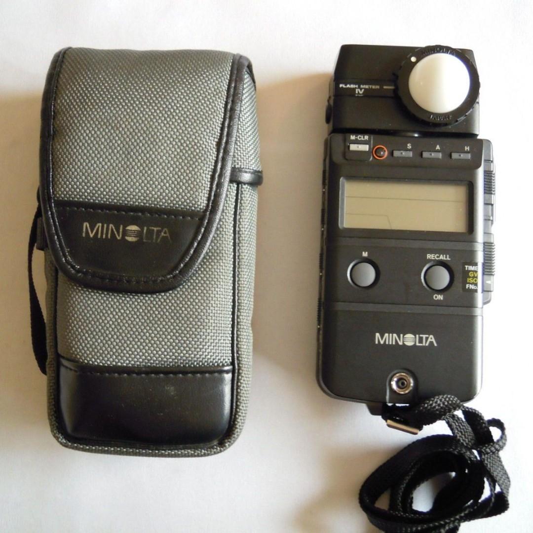 Minolta Flash Meter IV, Photography, Photography Accessories, Flashes ...