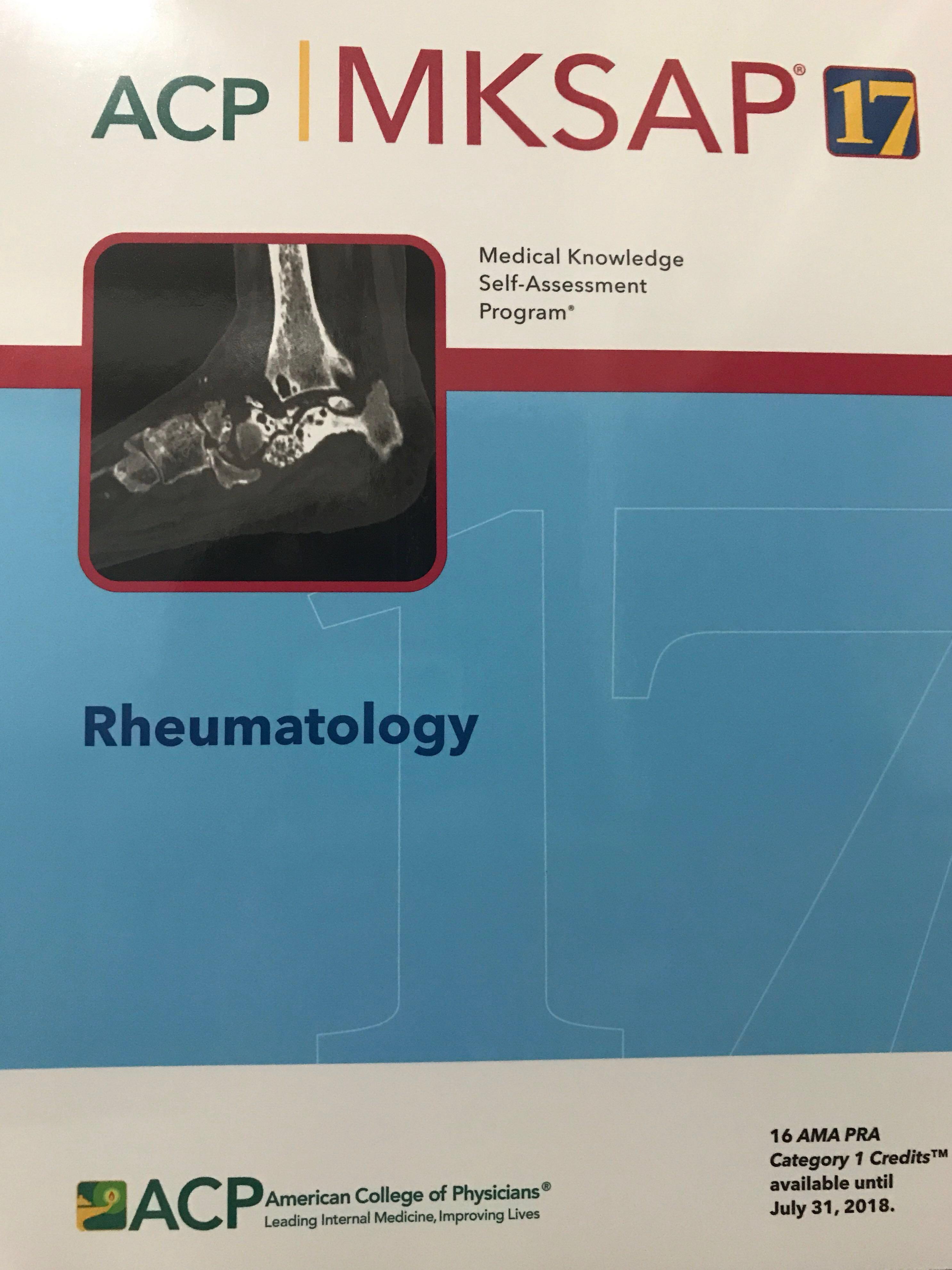 MKSAP 17 Part A (American College of Physicians Medical Knowledge Self ...