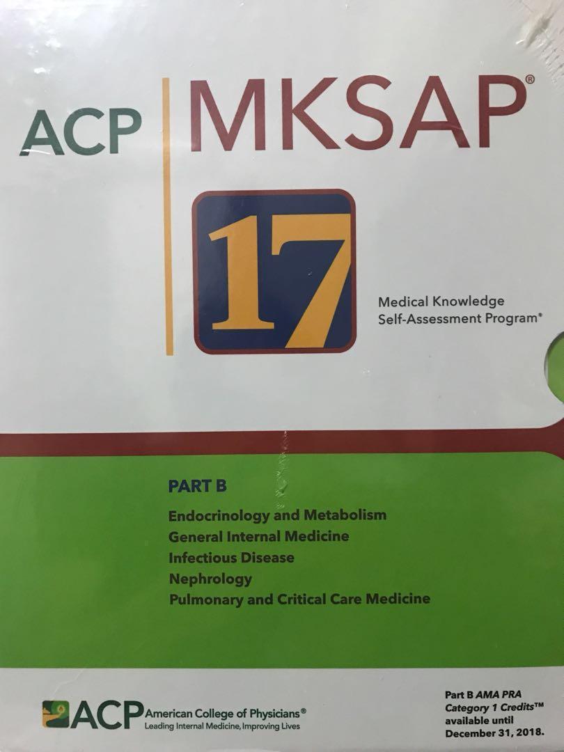 MKSAP 17 Part B (American College of Physicians Medical Knowledge Self ...
