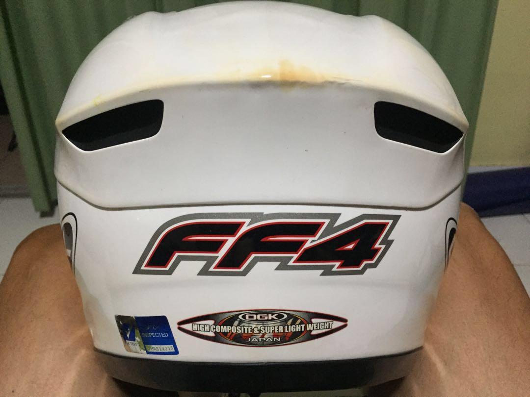 OGK FF4 Full Face Helmet, Motorcycles, Motorcycle Apparel on Carousell