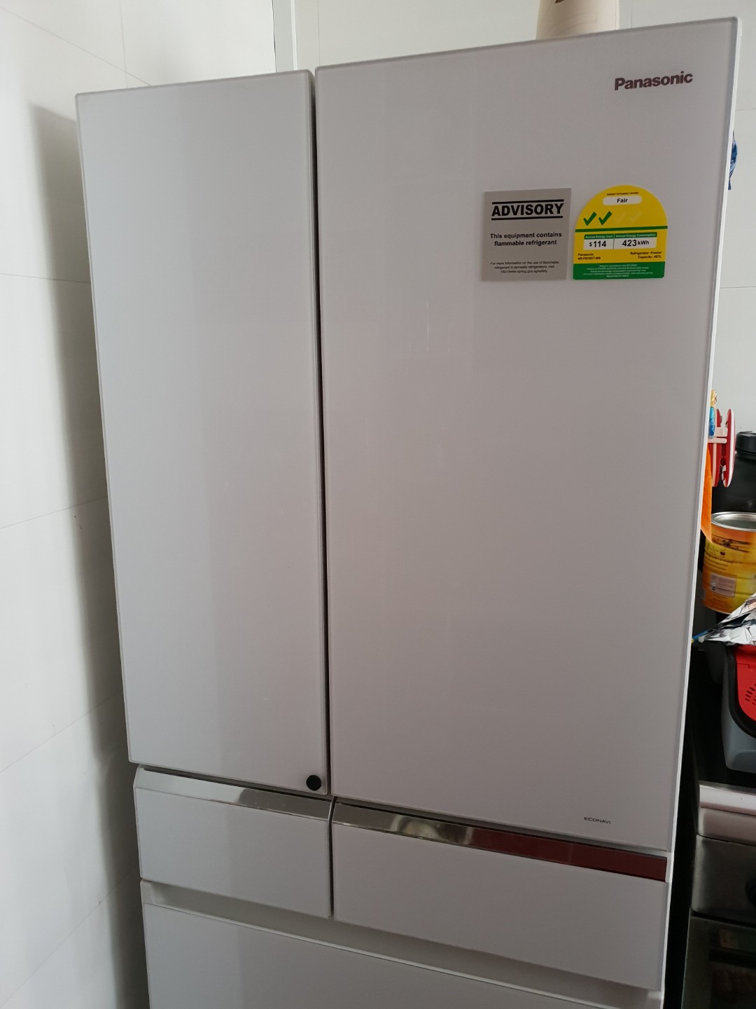 Panasonic 6 doors fridge with ice maker, TV & Home Appliances, Kitchen ...
