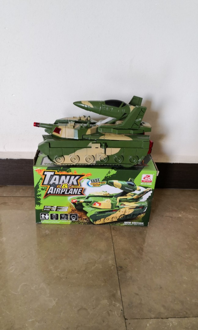 Plane & tank transformation toy, Hobbies & Toys, Toys & Games on Carousell