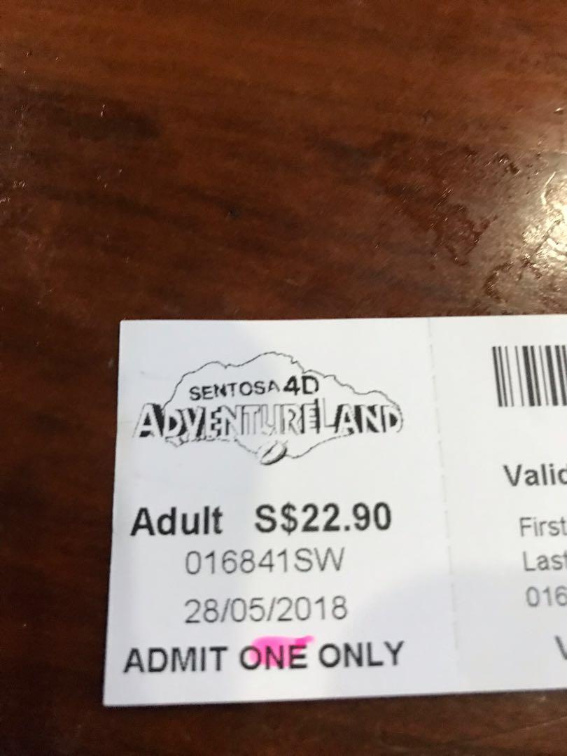 Sentosa Merlion(Inside Sentosa), 1 child ticket for cable car and 5 ...