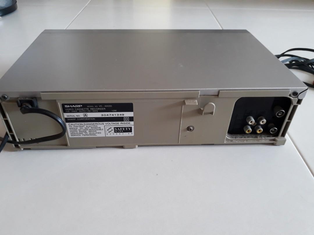 Sharp VHS recorder, Audio, Voice Recorders on Carousell
