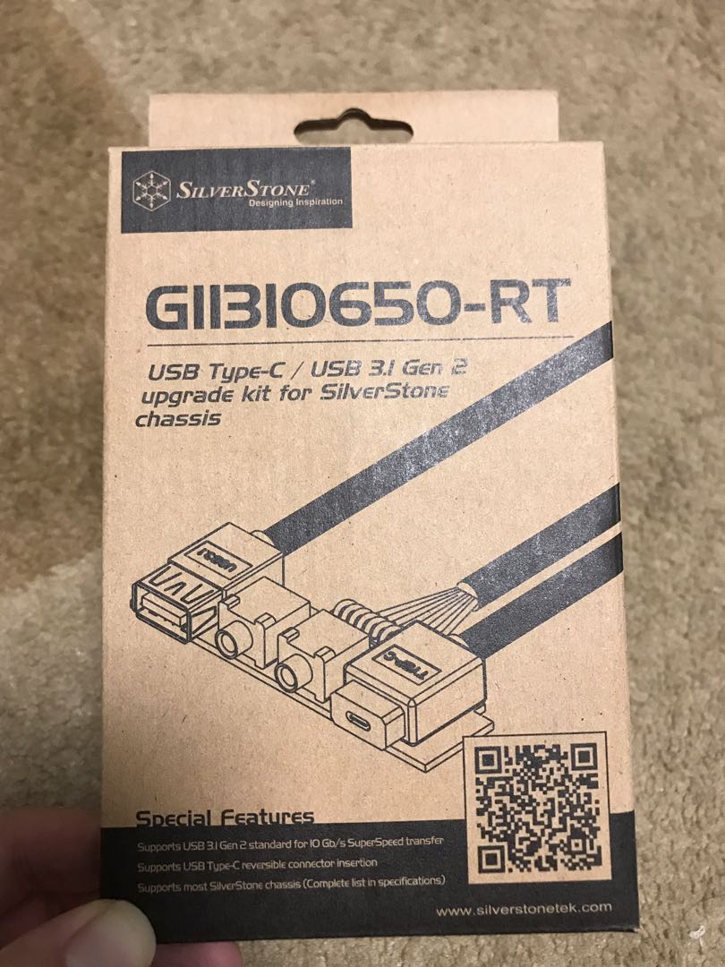 Silverstone front panel USB type-c, Computers & Tech, Parts ...