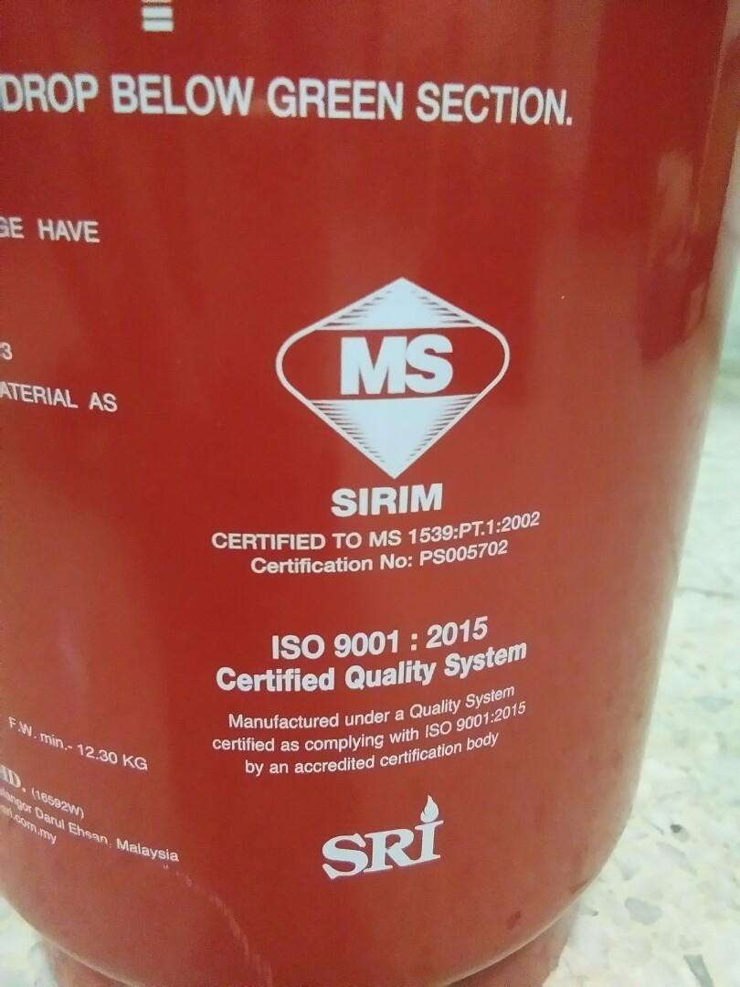 Sri Fire Extinguisher ABC Powder 9kg, TV & Home Appliances, Kitchen ...