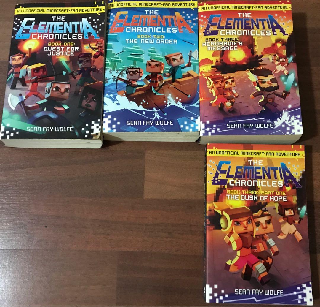 The Elementia Chronicles - minecraft-fan adventure, Books & Stationery ...