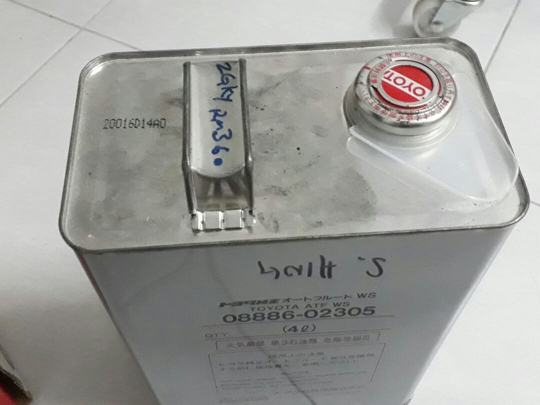 Toyota atf oil ws+oil filter, Auto Accessories on Carousell